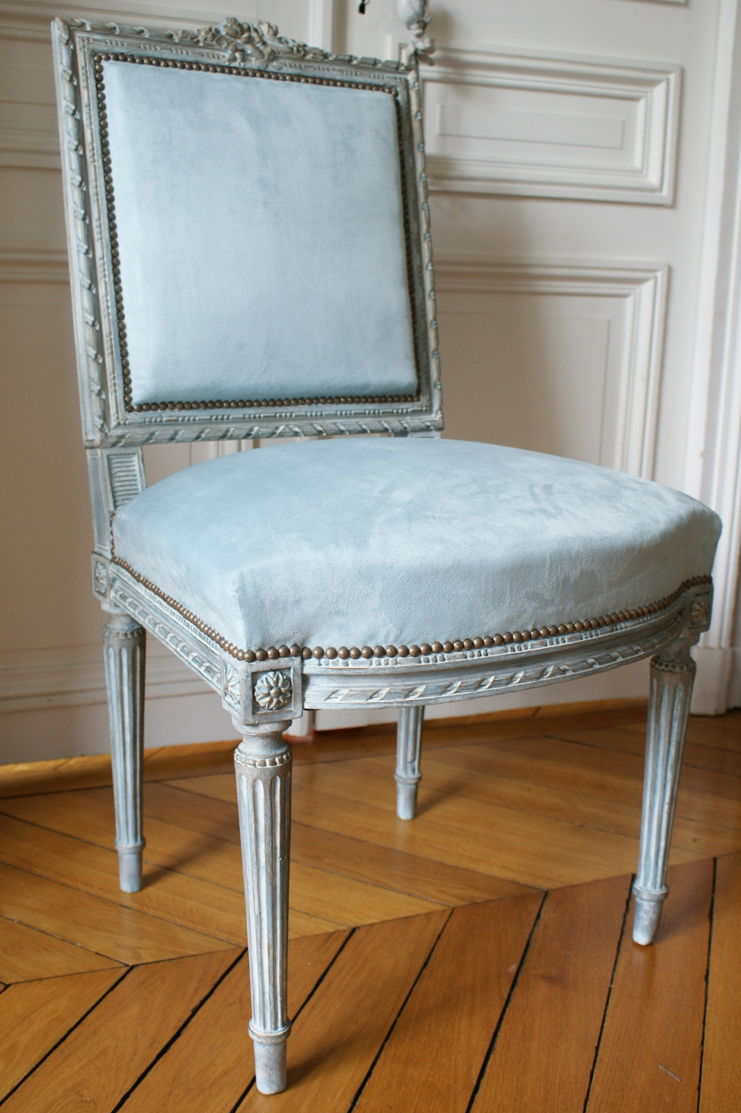 CHAISE STYLE LOUIS XVI - L'Atelier de Laurence